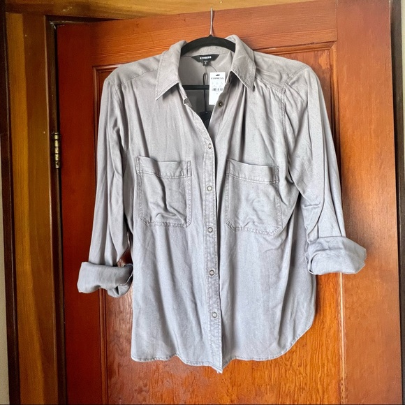 Express | Tops | Nwt Express Button Down Utility Shirt | Poshmark